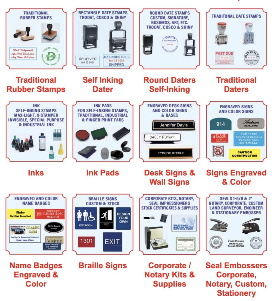 Printing & Stamps Products Gulfport, MS